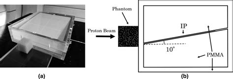 Photograph Of The Imaging Plate Set In A Pmma Container And The Download Scientific Diagram