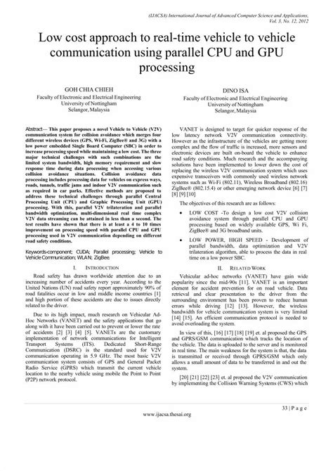 Pdf Paper 5 Low Cost Approach To Real Time Vehicle To Vehicle