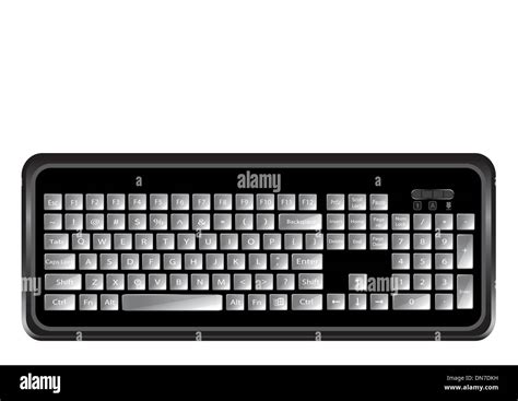 White Keyboard Vector Vectors Stock Vector Images Alamy