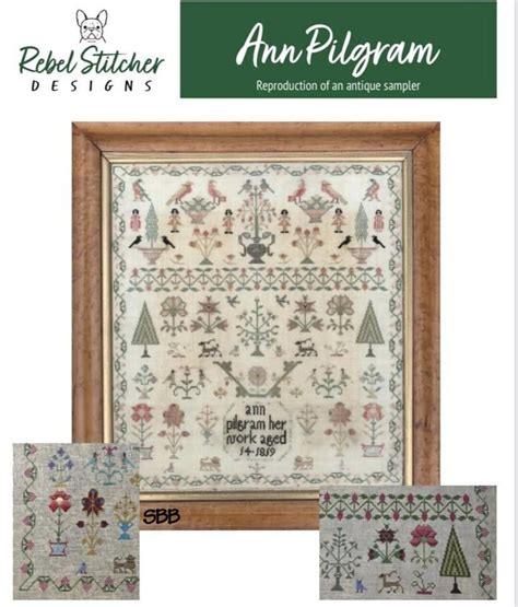 Rebel Stitcher Designs Ann Pilgram 1819 Reproduction Design By Colleen Matthews Frey Etsy