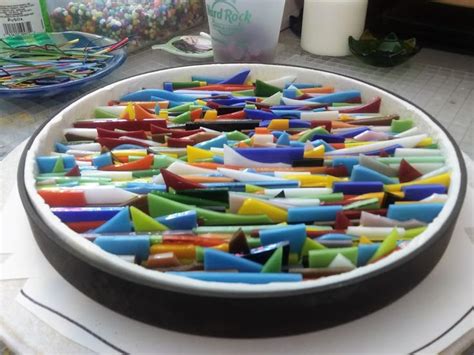 Colorful Fused Glass Dishes Unique Glass Art Colorful Glass Mosaic