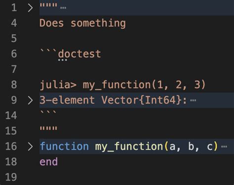 Docstrings Should Fold With Functions · Issue 3284 · Julia Vscodejulia Vscode · Github