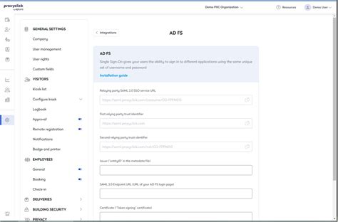 Implement Sso Through Adfs Eptura Knowledge Center