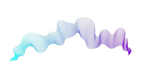 Premium Vector Abstract Backdrop With Blue Wave Gradient Lines On White Background Modern