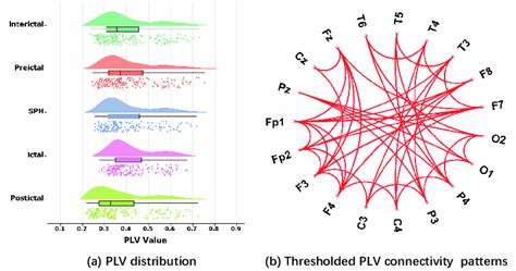Plv Value Distribution Map And Threshold Connection Matrix Through