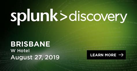 David Hudson On Linkedin Register Now For Splunk Discovery Brisbane 27 August To Gain Insights…