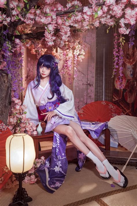 Aiwest Cosplay Raiden Shogun Genshin Impact Photos Cosplaytele