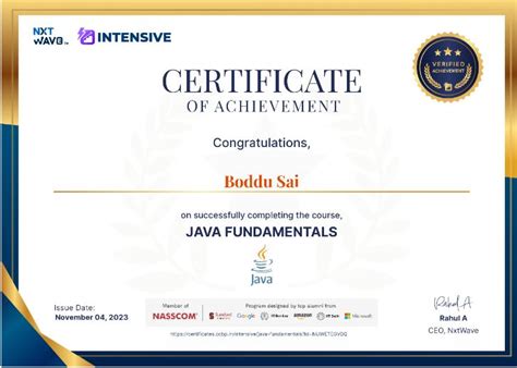 boddu sai on linkedin hello everyone i m happy to share that i ve obtained a new certification …