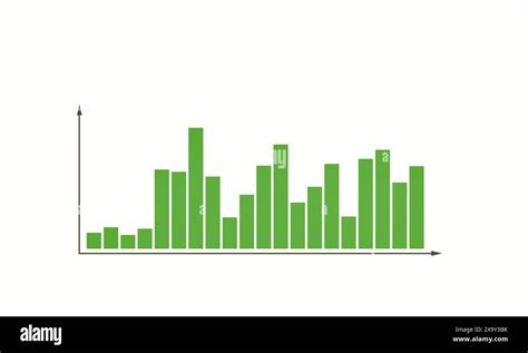 Bar Chart Columns In Different Sizes Green Bar Chart Columns In Different Sizes Business