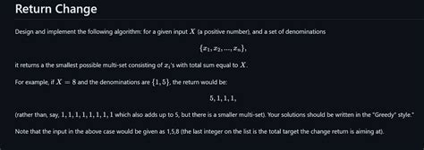 In Python Return Changedesign And Implement The Chegg Com