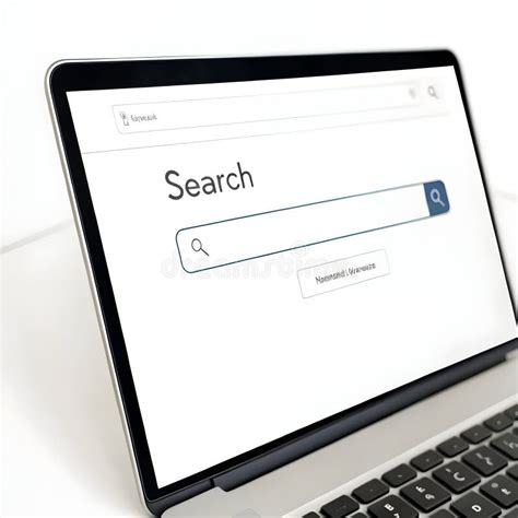 Dropdown Search Bar Template Stock Illustration Illustration Of