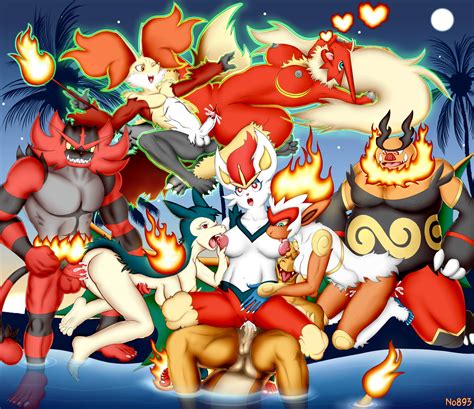 Post 4063777 Blaziken Charizard Cinderace Delphox Emboar Incineroar Infernape No893 Porkyman