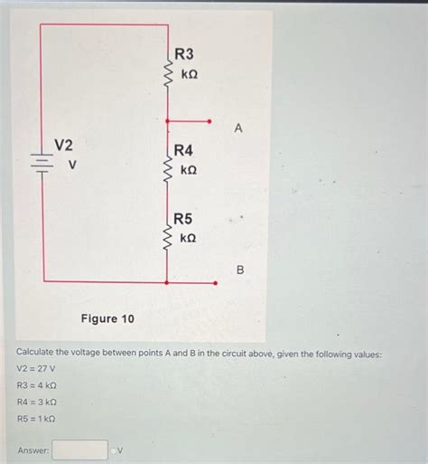 Solved Figure 9 Calculate The Voltage Between Points