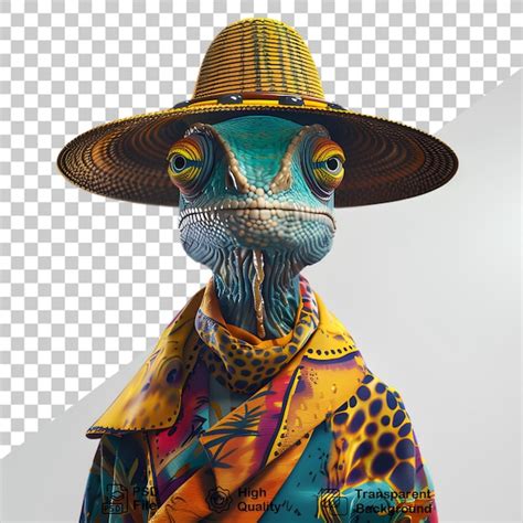 Premium Psd A Colorful Hat With A Turtle On It And A Scarf That Says
