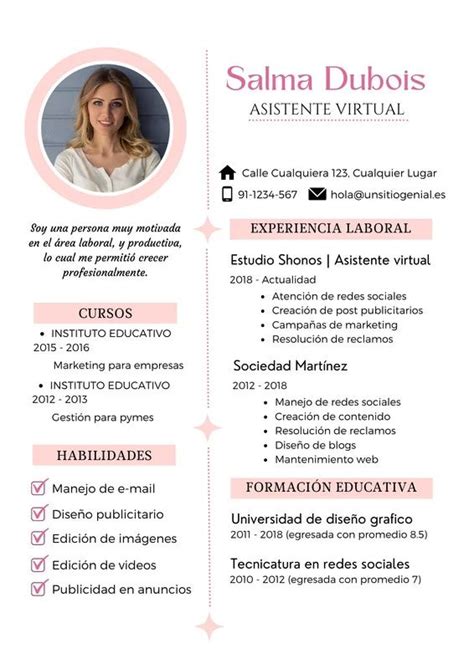 Olmos Carlos Canva Plantillas De Curr Culum V Tae Para Word Tipos