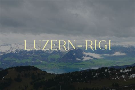 루체른 근교 리기산 가는 법 스위스 세이버데이패스 이용