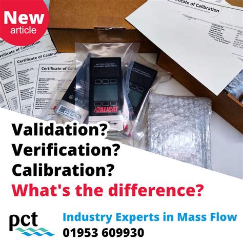 Differences Between Validation Verification And Calibration