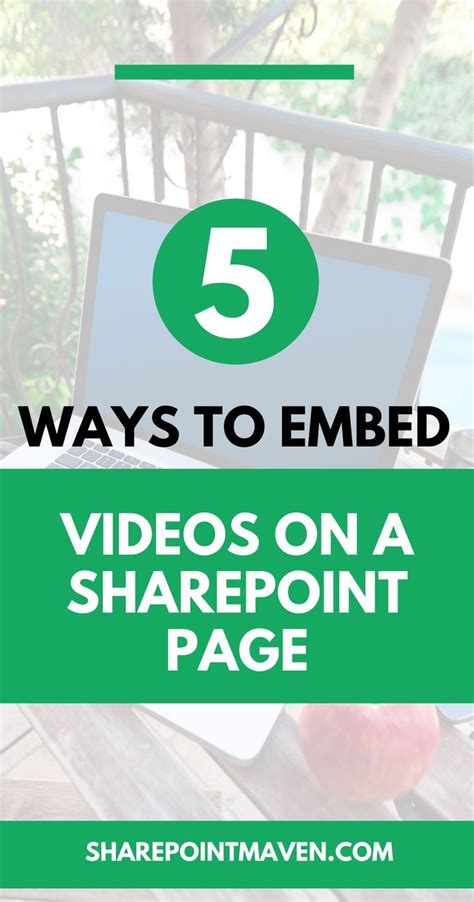 Ways To Embed Videos On A Sharepoint Page Artofit