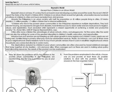 Learning Task 3 Read The Except Of A News StudyX