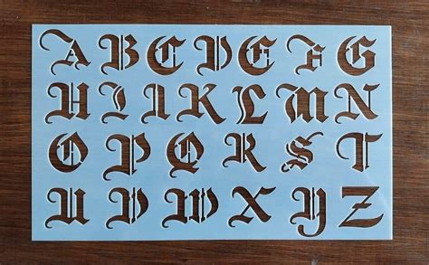 Old English Cursive Alphabet Letters
