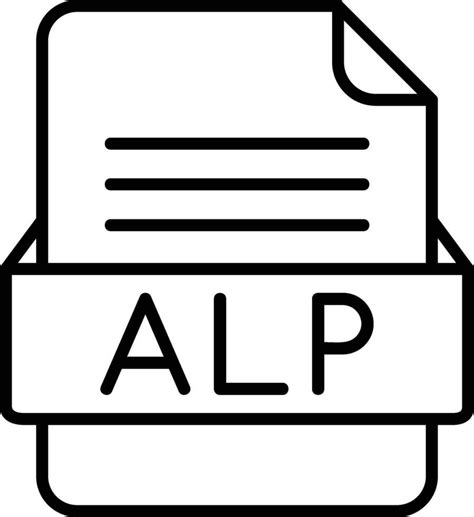 ALP File Format Icon Vector Art At Vecteezy
