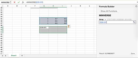 Why Cant I Get The Inverse Of Matrix Using Excel Stack Overflow