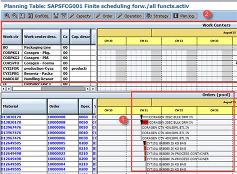 Sap Pp Capacity Planning Cm01 Cm21