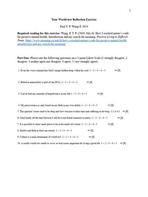 Prem Tiwari Aepp02 Lesson 1 Worldview Reflection Exercise Pdf