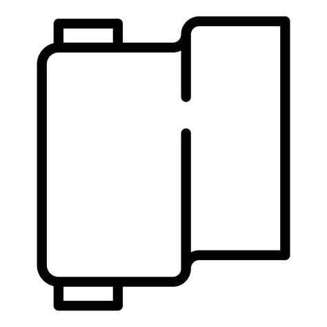 Cotton Textile Roll Icon Outline Style 15900471 Vector Art At Vecteezy