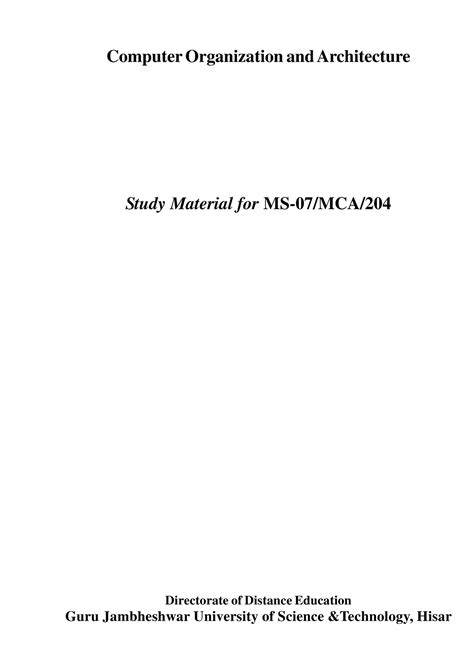 ms 07 1 35 computer organization computer organization and