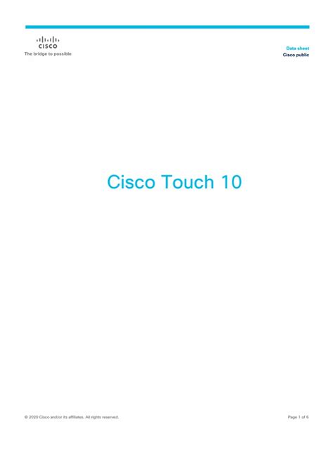 Lcd Cisco Touch 10 At Best Price In New Delhi Id 2854711125673