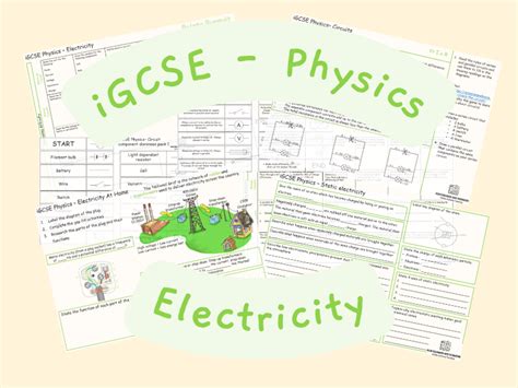 Igcse Physics Electricity Bundle Teaching Resources