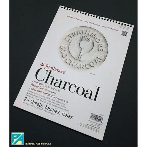 Strathmore Charcoal Paper Pad 9 X 12 500 Series Premium 95 Gsm