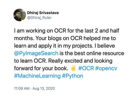 Ocr With Opencv Tesseract And Python Ocr Book