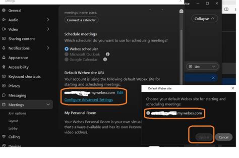 Solved Re Change Default Webex Site Cisco Community