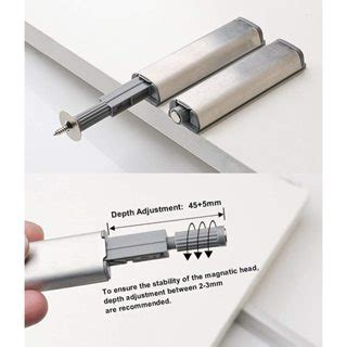 Cabinet Catches Stainless Steel Push To Open Hidden Cabinet Handle Soft Closer Cabinet Door
