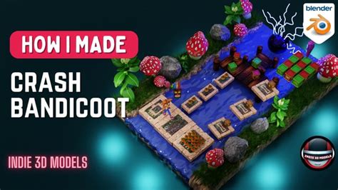 Crash Bandicoot 3d Modeling Timelapse Video R Crashbandicoot