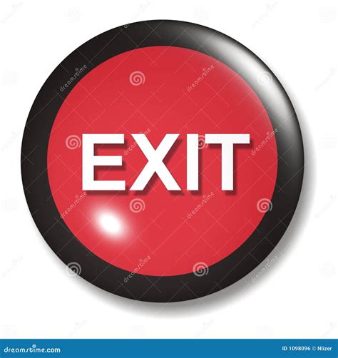 Exit Button Orb Stock Illustration Illustration Of Artistic 1098096