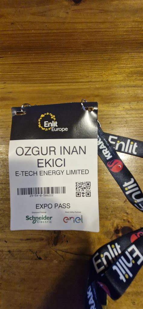 E Tech Energy Ltd Was Represented At Last Weeks Enlit Europe Fair In