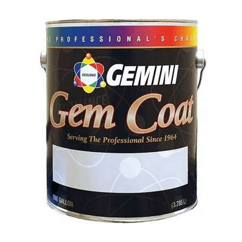Gemini 510 0053 1 Flat Precatalyzed Gem Coat Lacquer 1 Gal