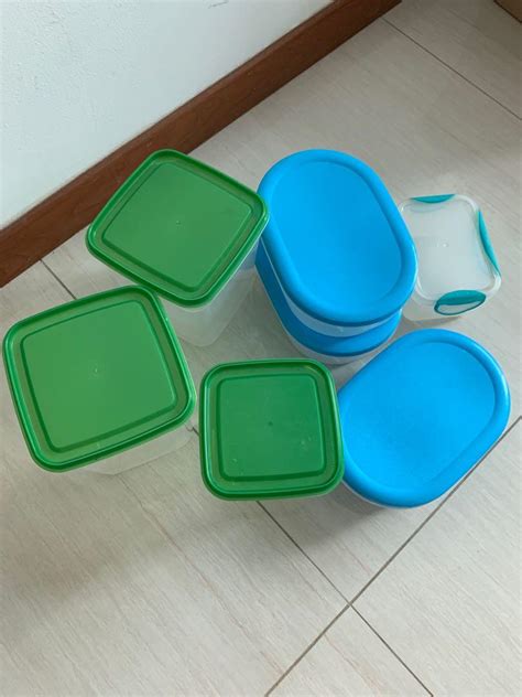 Assorted Ikea Tupperware Plastic Containers Furniture And Home Living