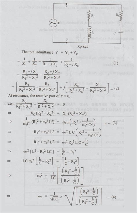 Parallel Resonance Circuit