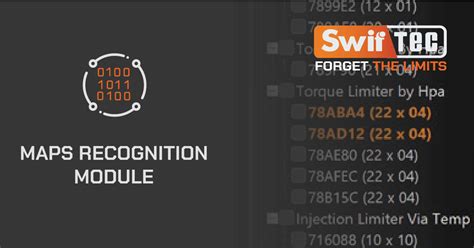 Swiftec Module Swiftec Maps Recognition Module Overview