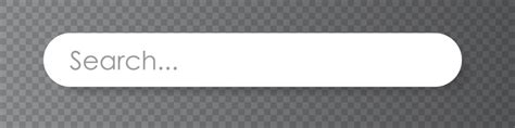 Best Search Bar Transparent Images Stock Photos Vectors Adobe Stock