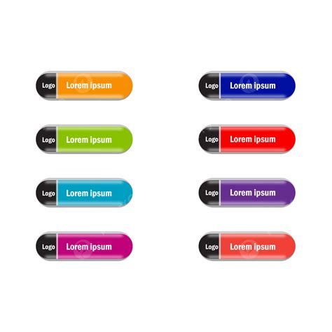 Edit Button Vector Design Images Editable Web Buttons Set Button Web