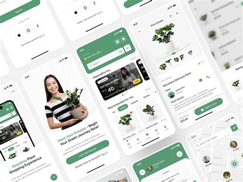 Plant Shop Ecommerce Mobile App Uiux Design Figma Behance