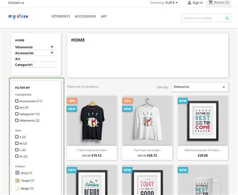 Psfacetedsearch Fo The Block Allowing Multiple Filters In The Displayleftcolumn Is Not