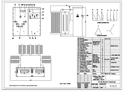 Kva Liquid Filled Loop Feed Phase Pad Mounted Transformer Kv To V