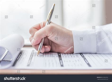 Applicant Filling Company Application Form Document库存照片622962542 Shutterstock