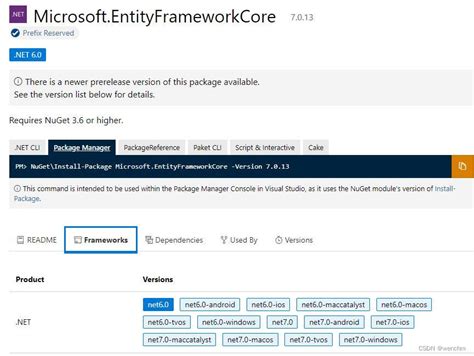 C中net 60控制台应用通过ef访问已建数据库net60 Entityframework Csdn博客